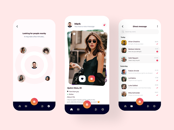 Browse thousands of Tinder images for design inspiration | Dribbble