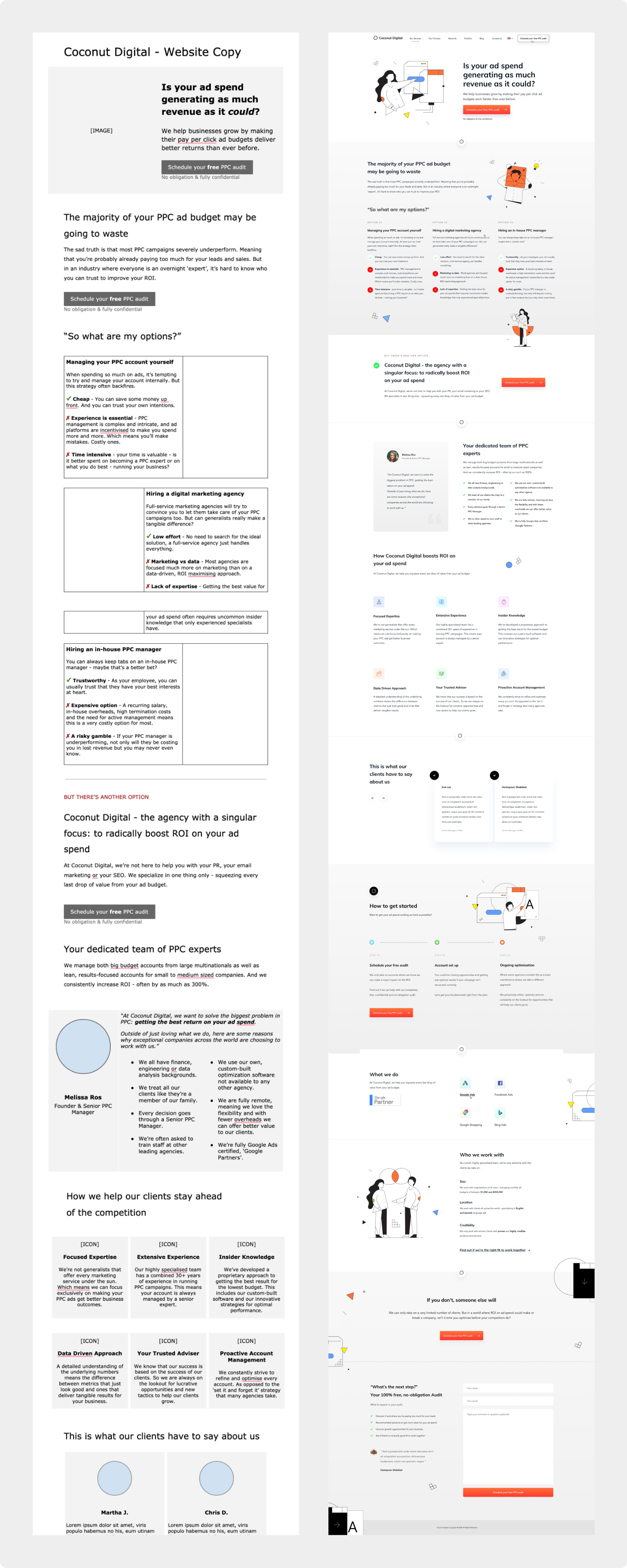 Coconut Digital - Case Study by Dejan Baric on Dribbble
