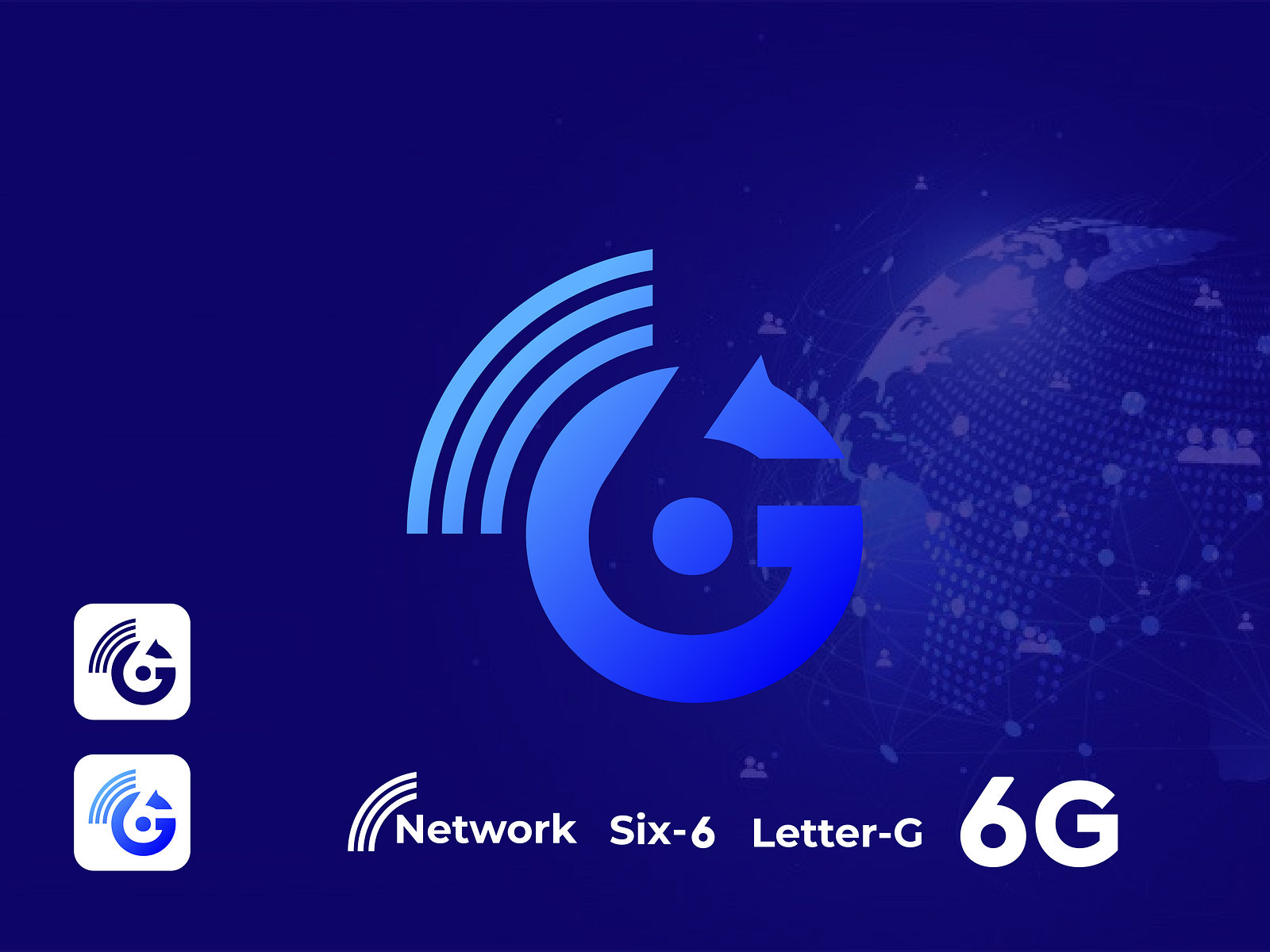 6G Logo ! by Mizan on Dribbble