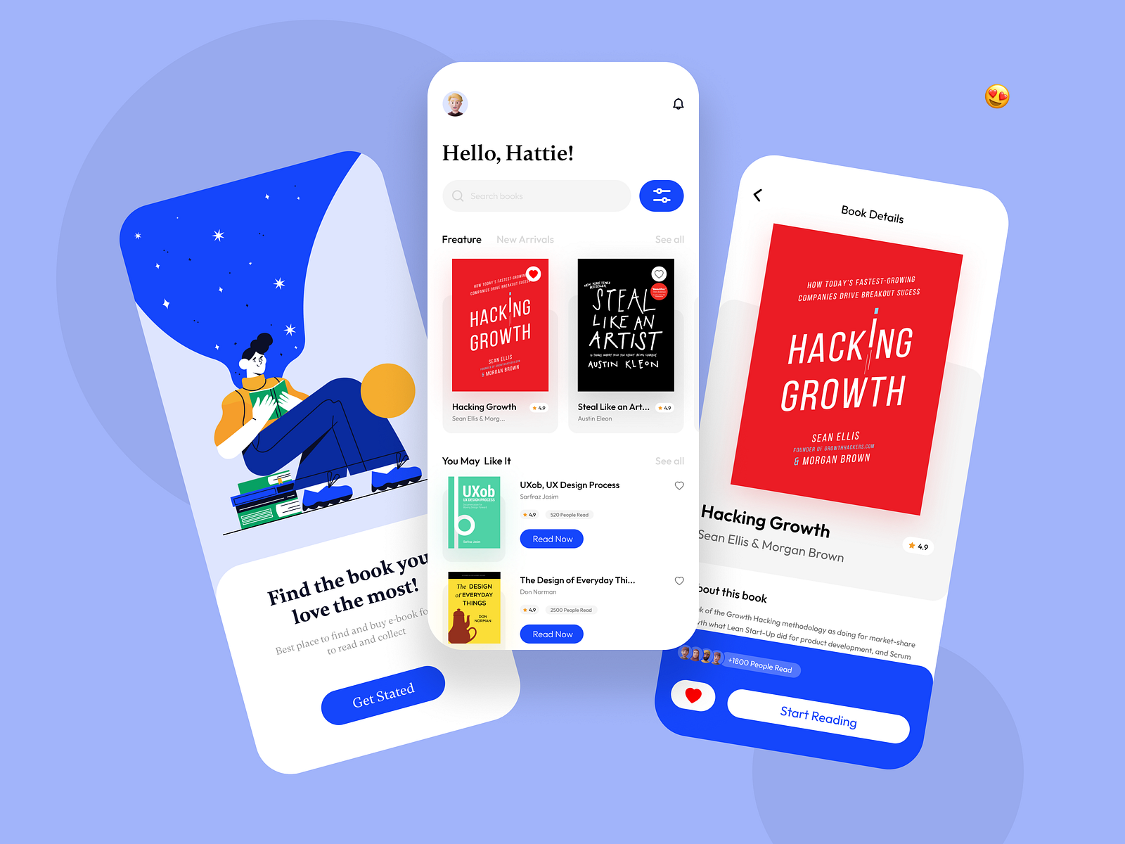 E-book App 😍 by Sarfraz Jasim on Dribbble