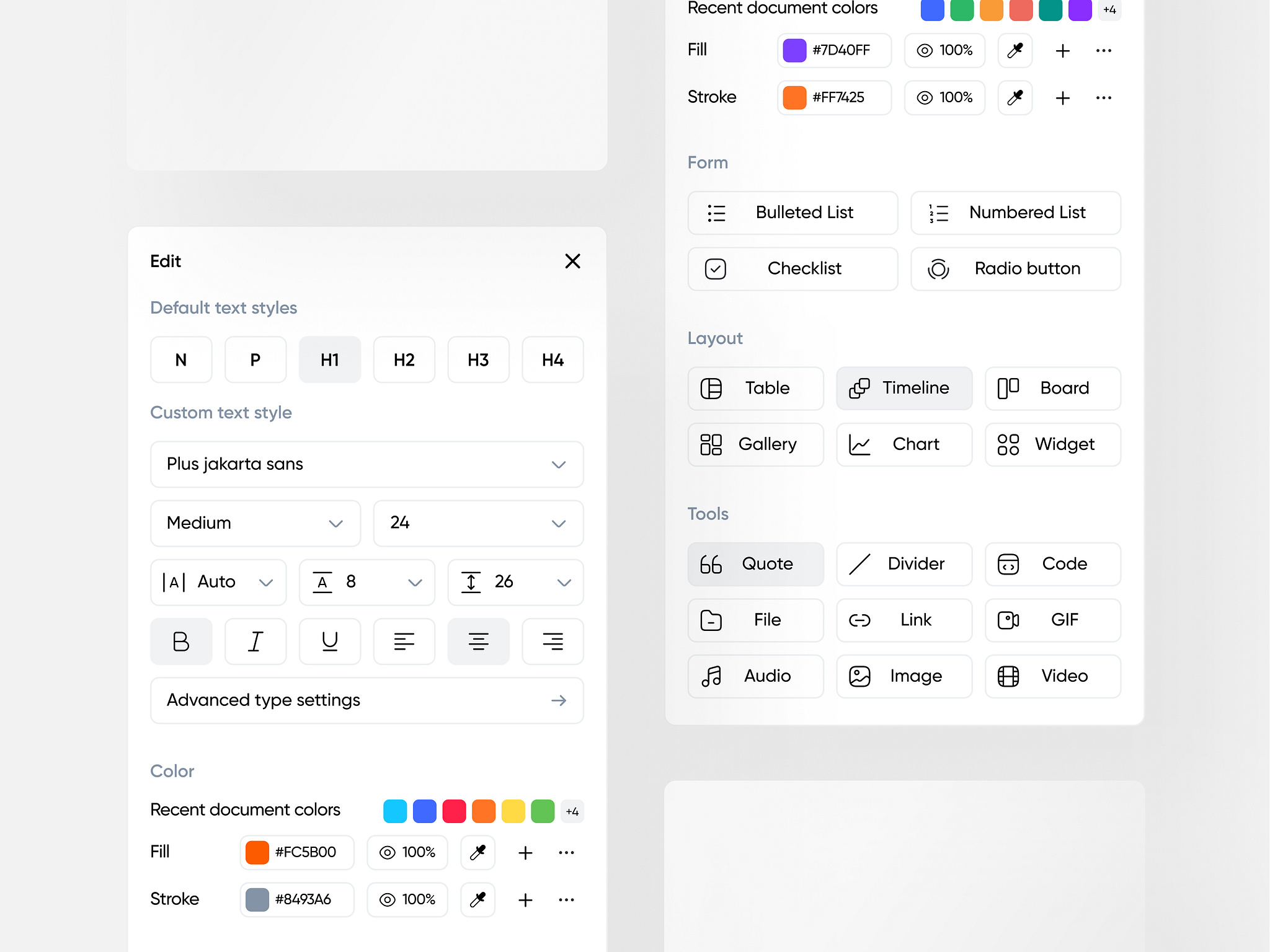 Type On Text Components By Hana Akhoondi For Reverb On Dribbble