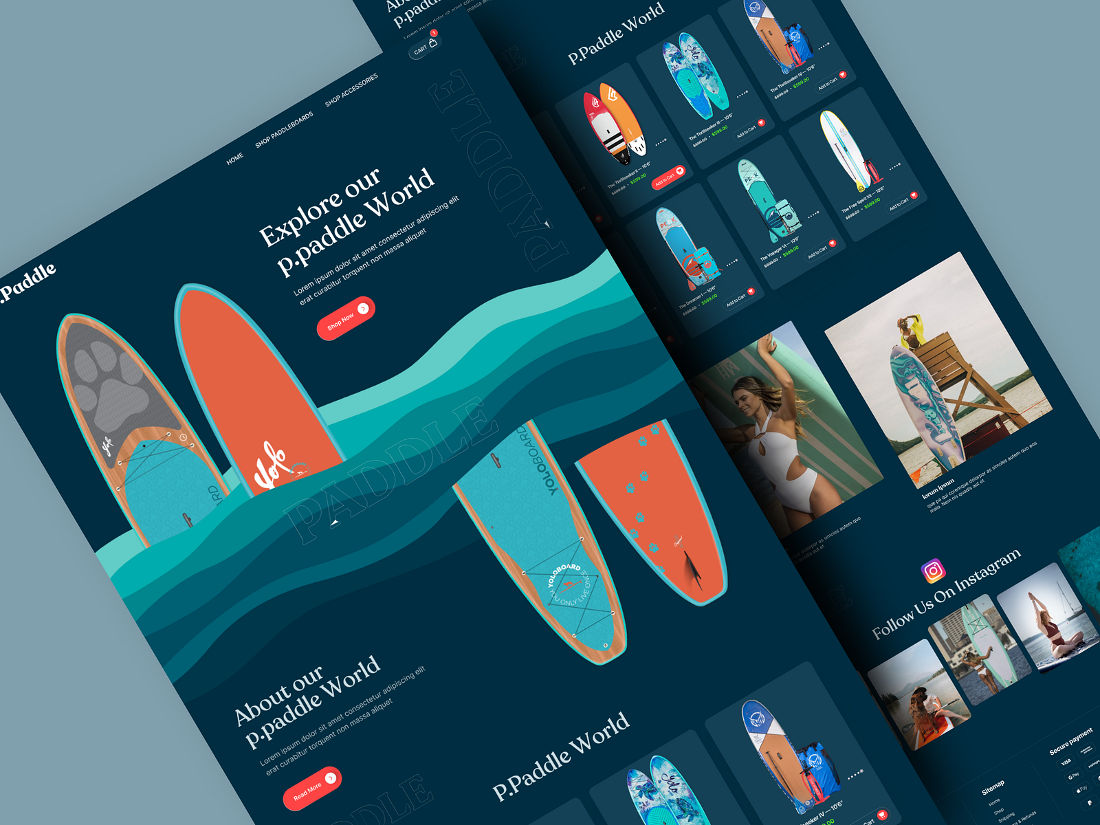 P.Paddle-Website Design by Shariar Hossain for Soft Founder on Dribbble
