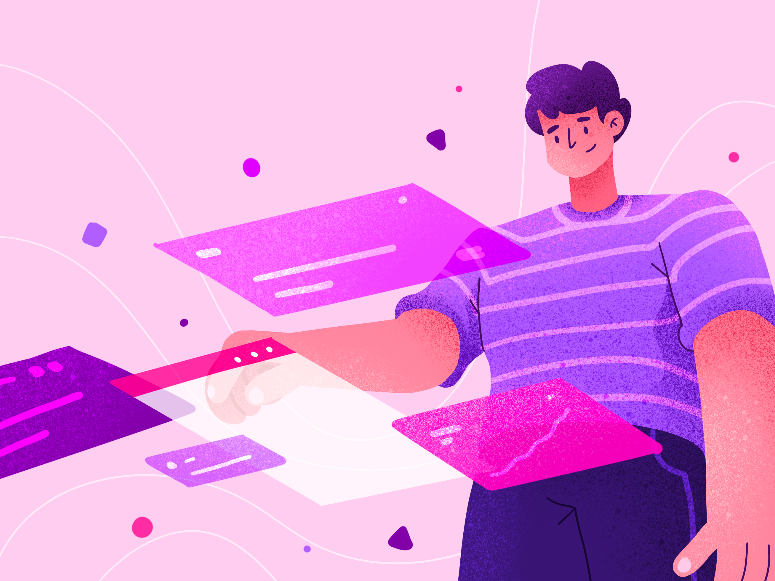 Exploring Augmented Reality Illustration by Greative Studio on Dribbble