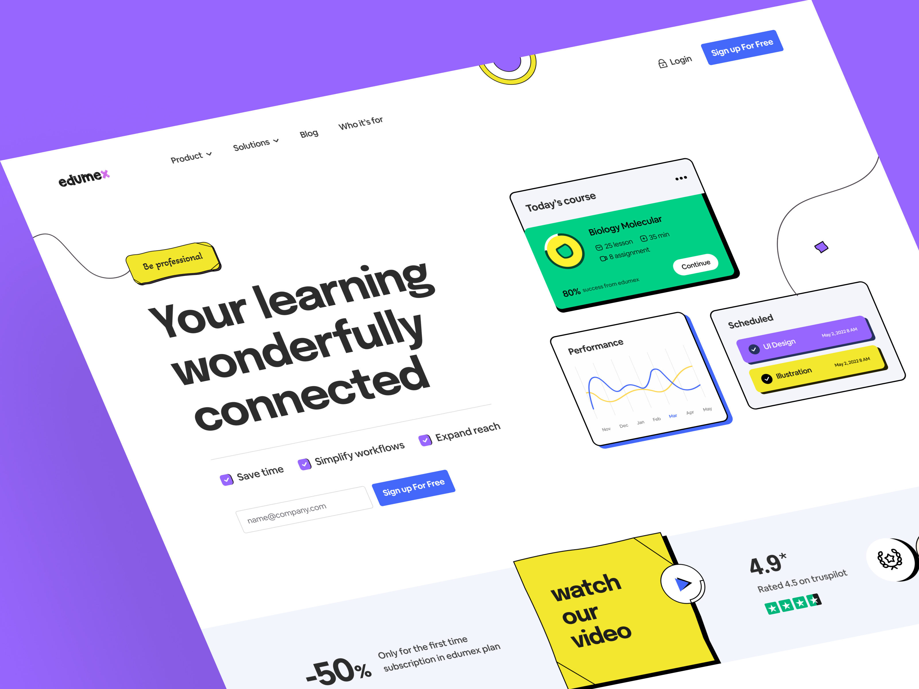 Edumex e-Learning Header by Sayem🌟 for Piqo Studio on Dribbble