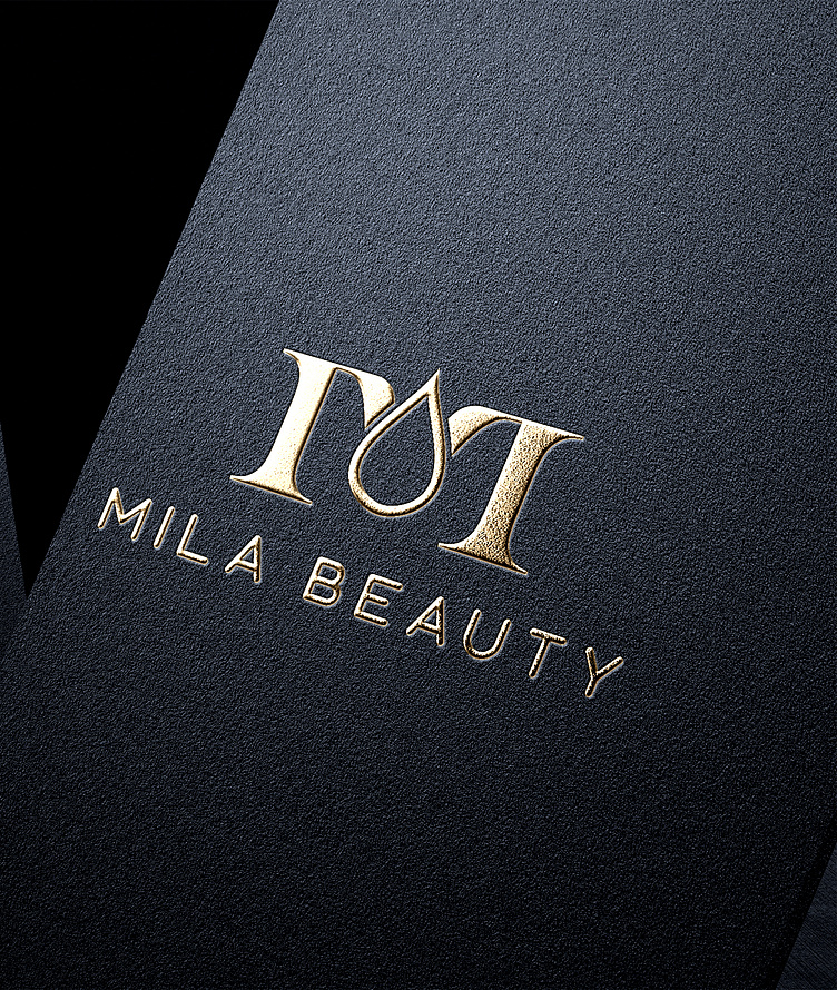 Mila Beauty logo design by Faical mohamed kasimi on Dribbble