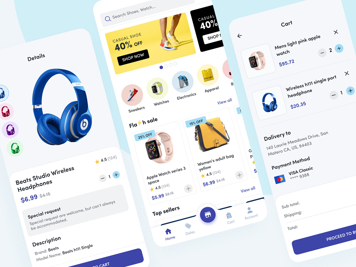 Ecommerce Mobile App Design By Musemind Mobile For Musemind Ux Ui Design Agency On Dribbble