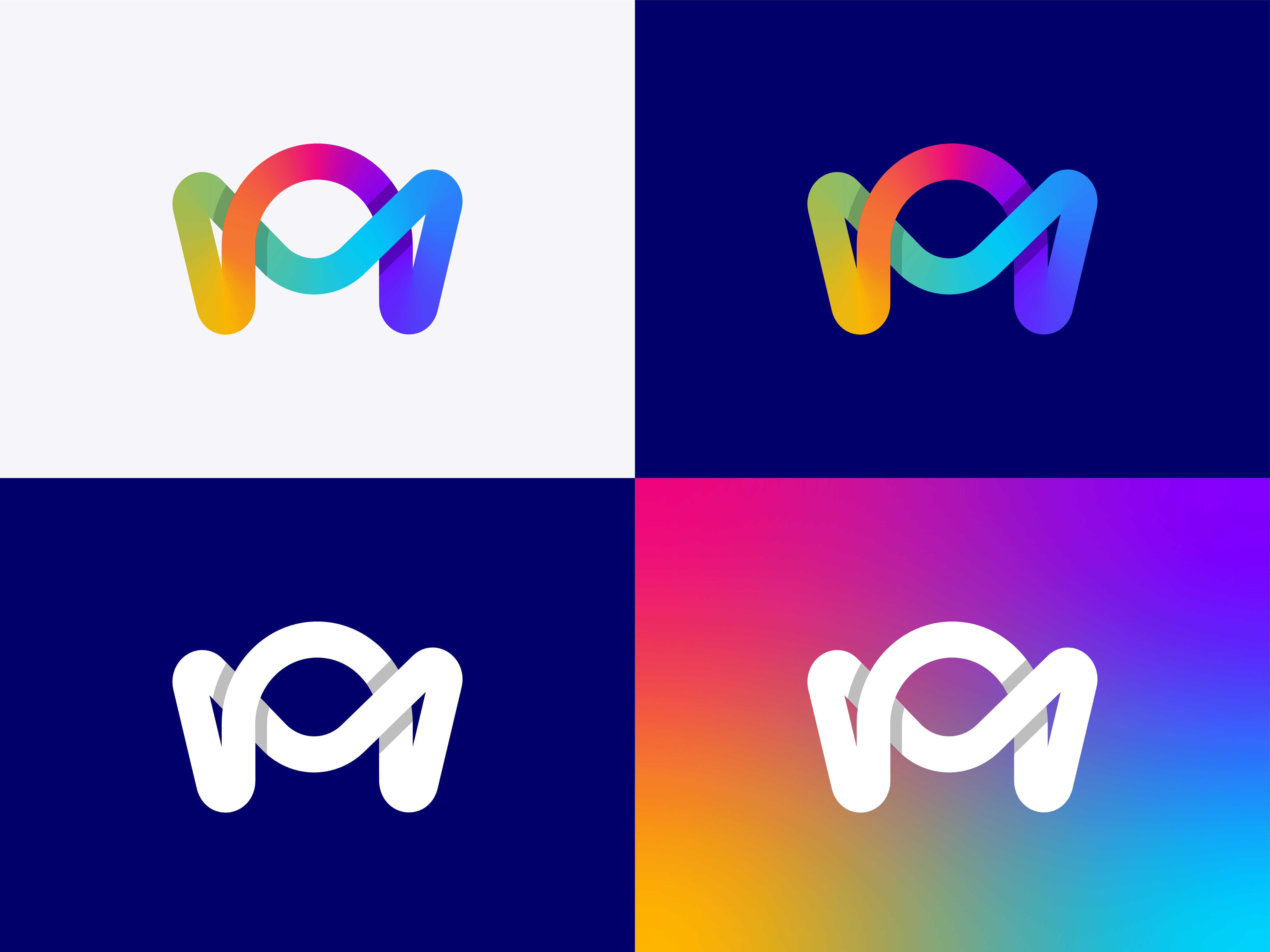 creative modern minimalist logos by Fahad Rohan on Dribbble