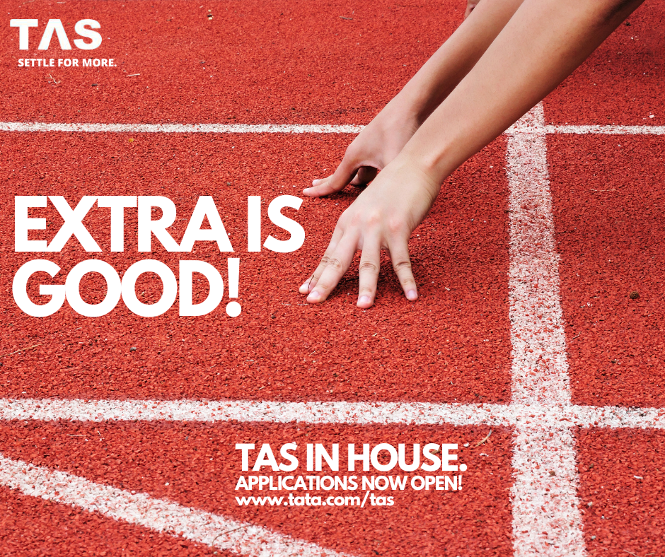 Social media campaigns for TAS In-house program #Extraisgood by ...