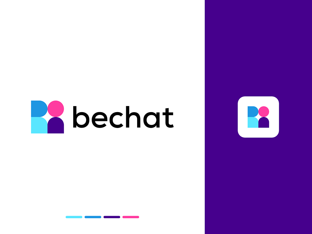 bechat app logo by Muhammad Aslam on Dribbble