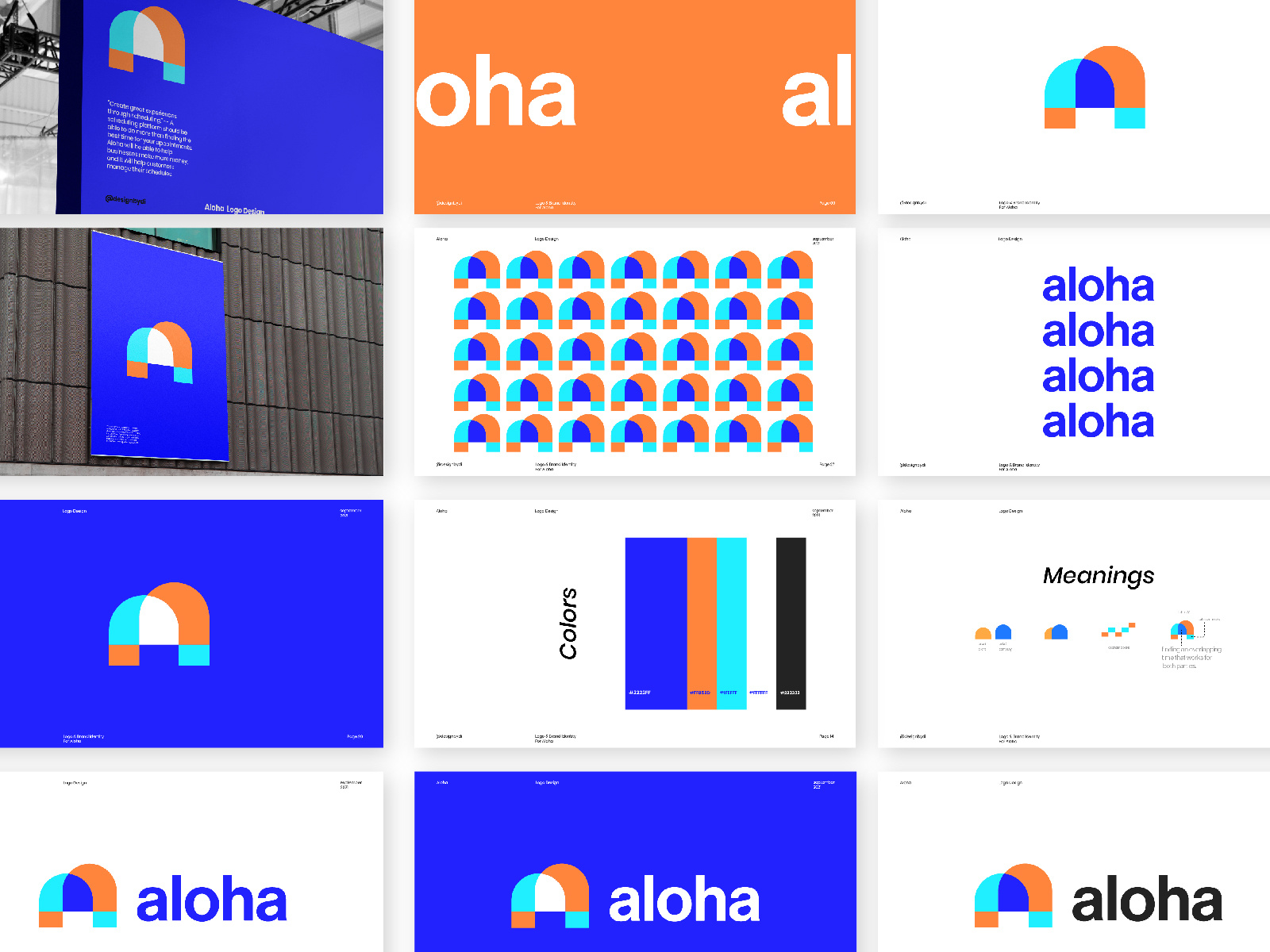 aloha brand identity (unused) by designbydi on Dribbble