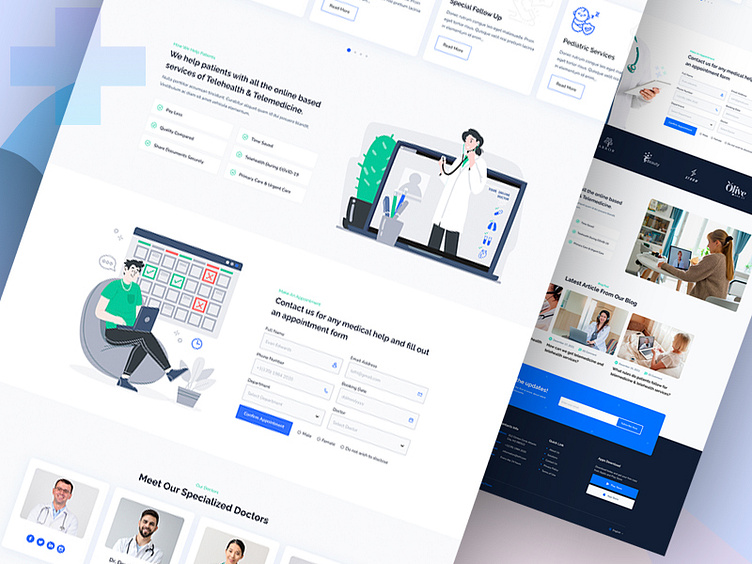 Tefri - Digital Healthcare Services Template by EnvyTheme LLC on Dribbble