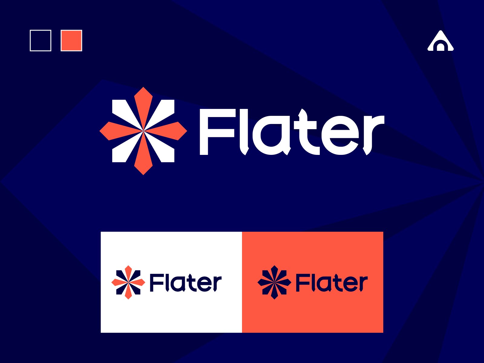 Flater Logo by Amedée Dzessou on Dribbble