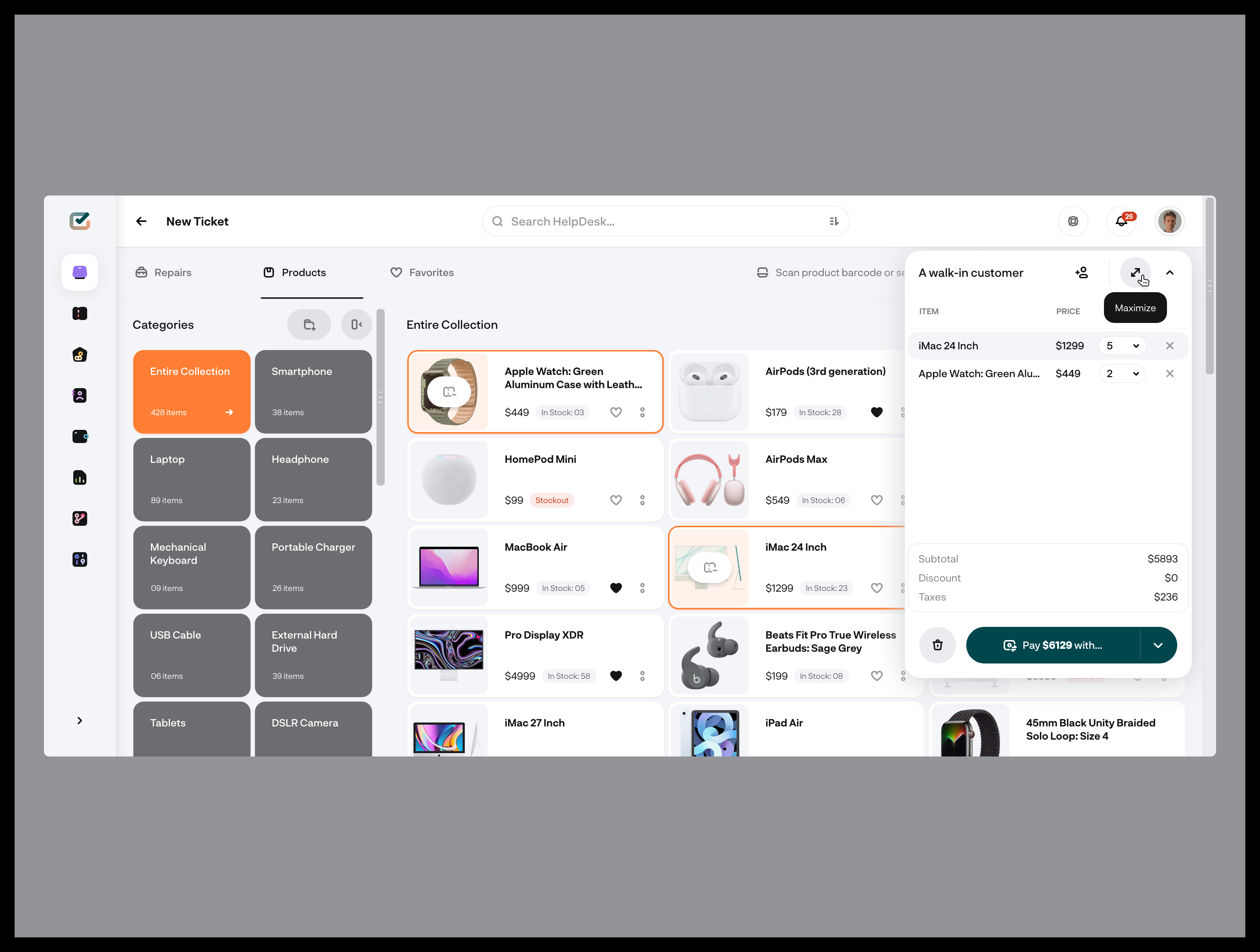 POS - Inventory System by Travis Hudson on Dribbble