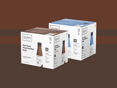 Protein Shake Box Design by Darkroast.co on Dribbble