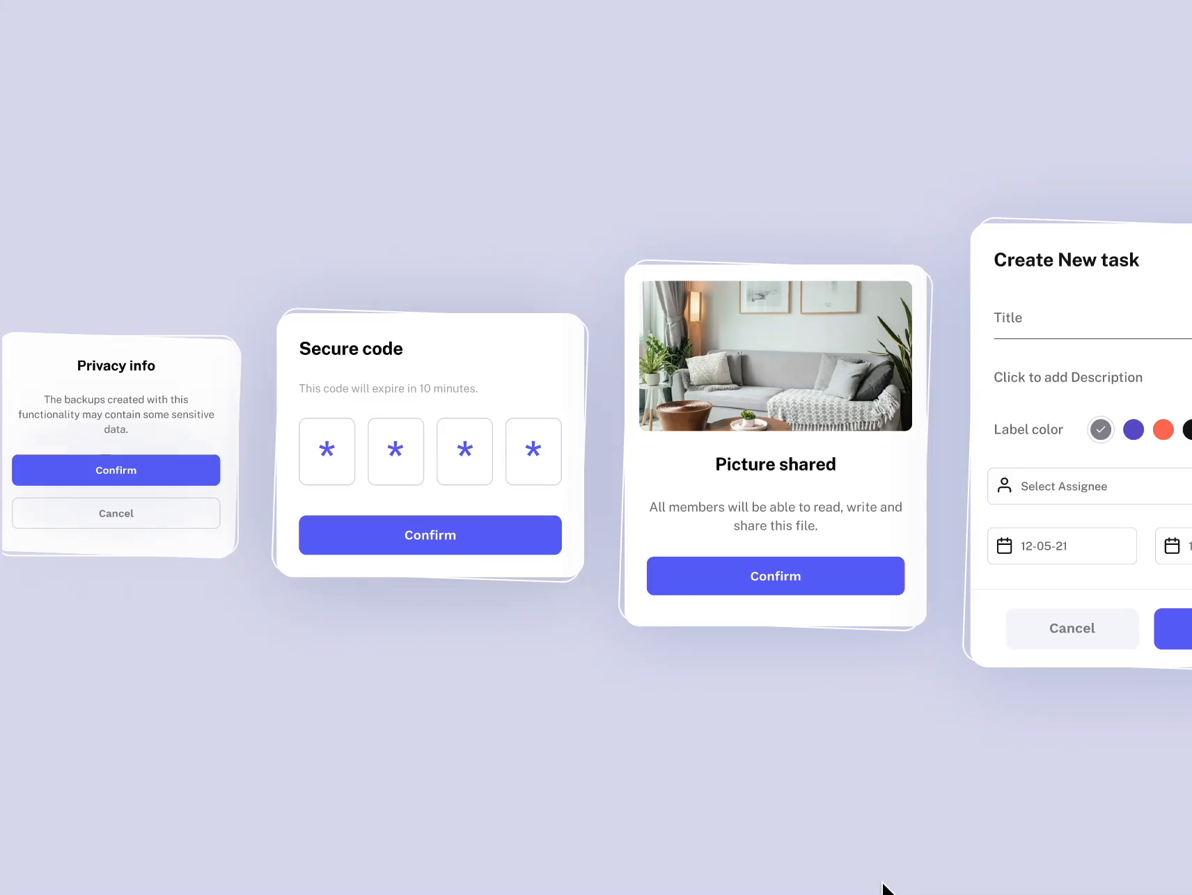 Modal Template - Desktop by Smute on Dribbble