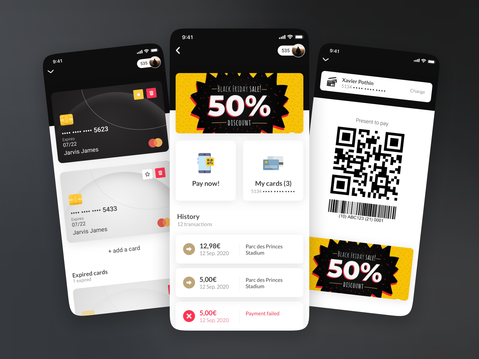 Cashless QR Code Scan by Xavier | Startup Designer on Dribbble