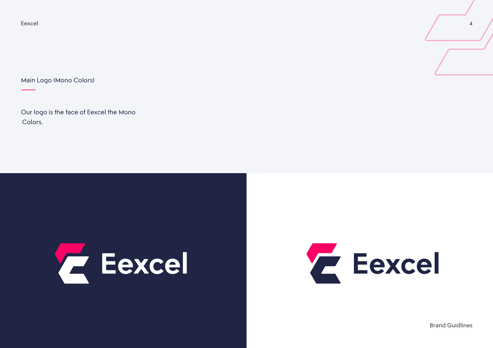 Eexcel - Brand Guidelines by Md Mehedi Hasan for Fixdpark on Dribbble