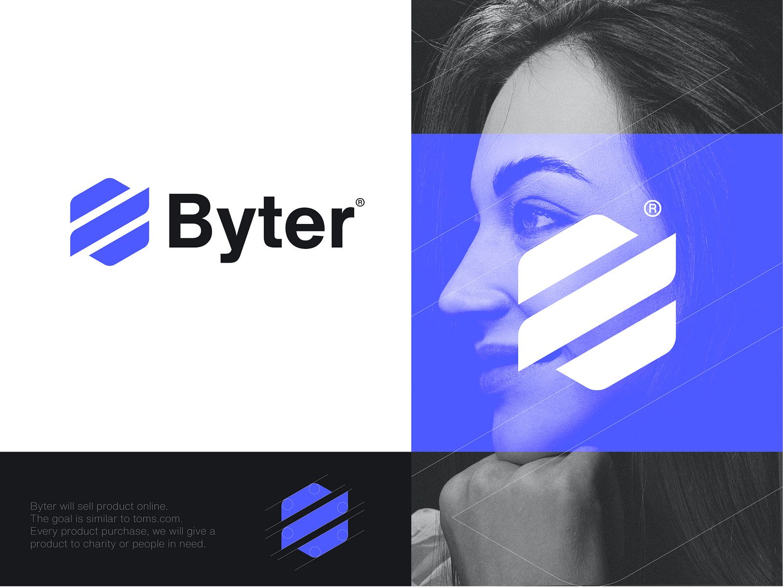 B logo design, logodesign by Pixtocraft for Knacky Studio on Dribbble