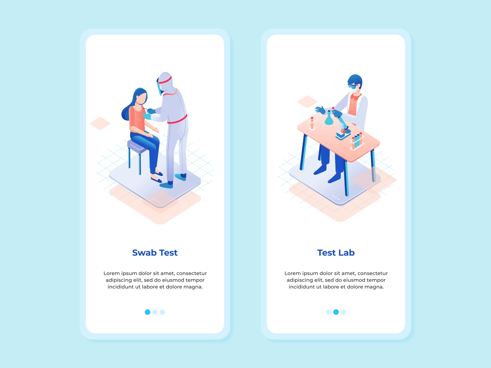 Swab Test - Test Lab - Lottie Animation by Taurusa Mahda S. on Dribbble