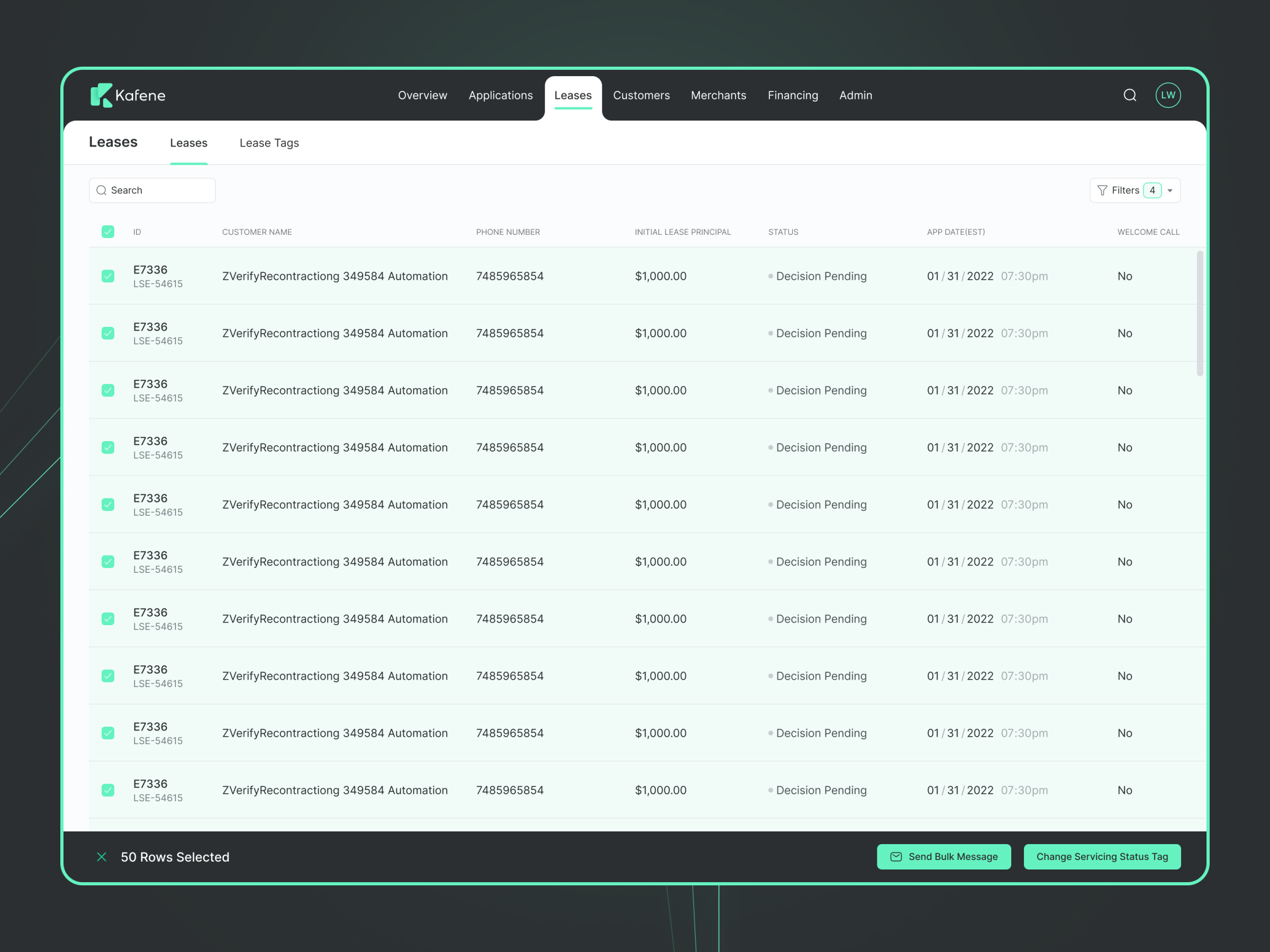 Kafene Dashboard System by Luke Wojcik for tonik on Dribbble