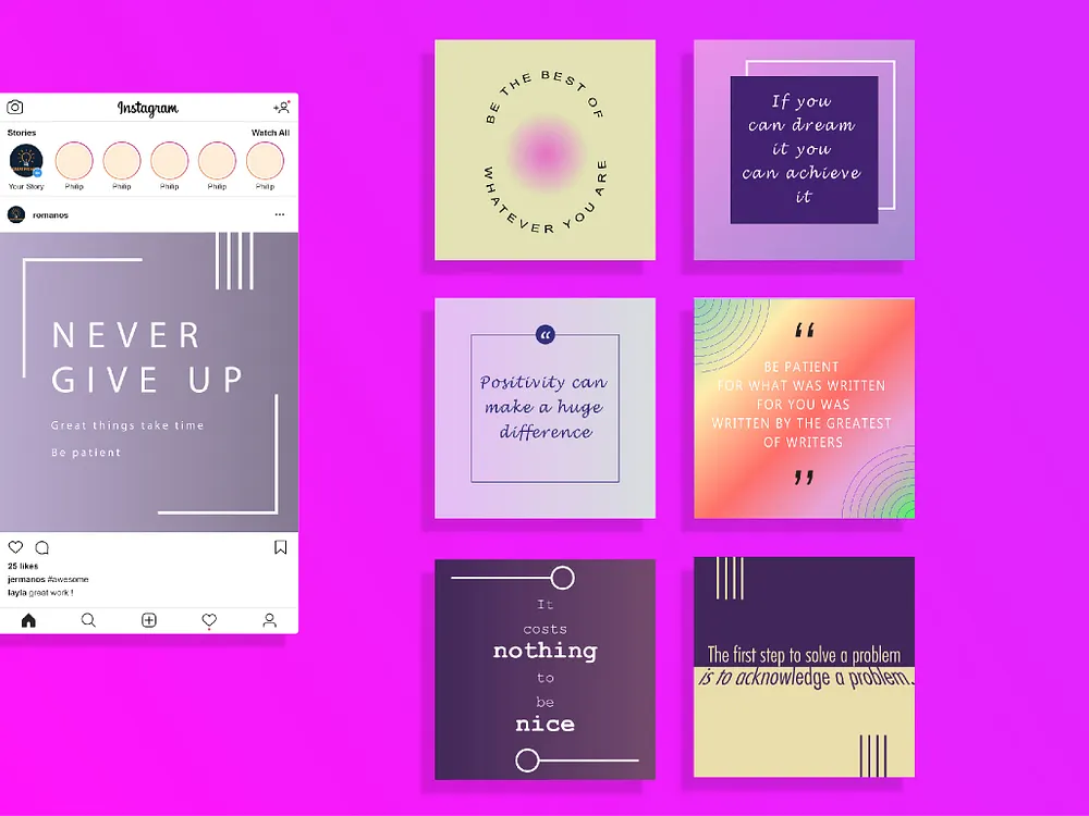 Inspirational Quotes Design designs, themes, templates and downloadable ...