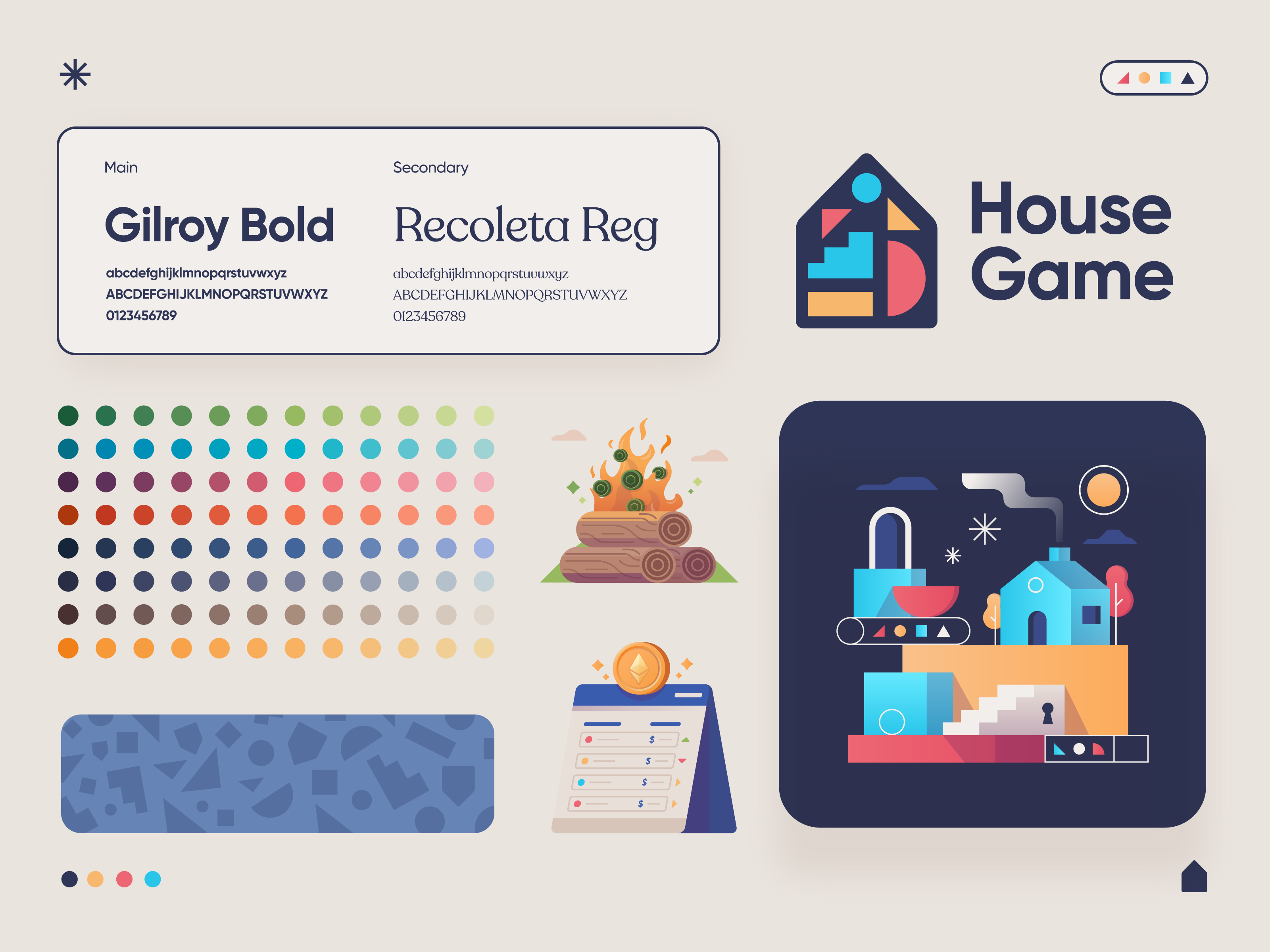 House Game Brand ID by Josh Warren on Dribbble