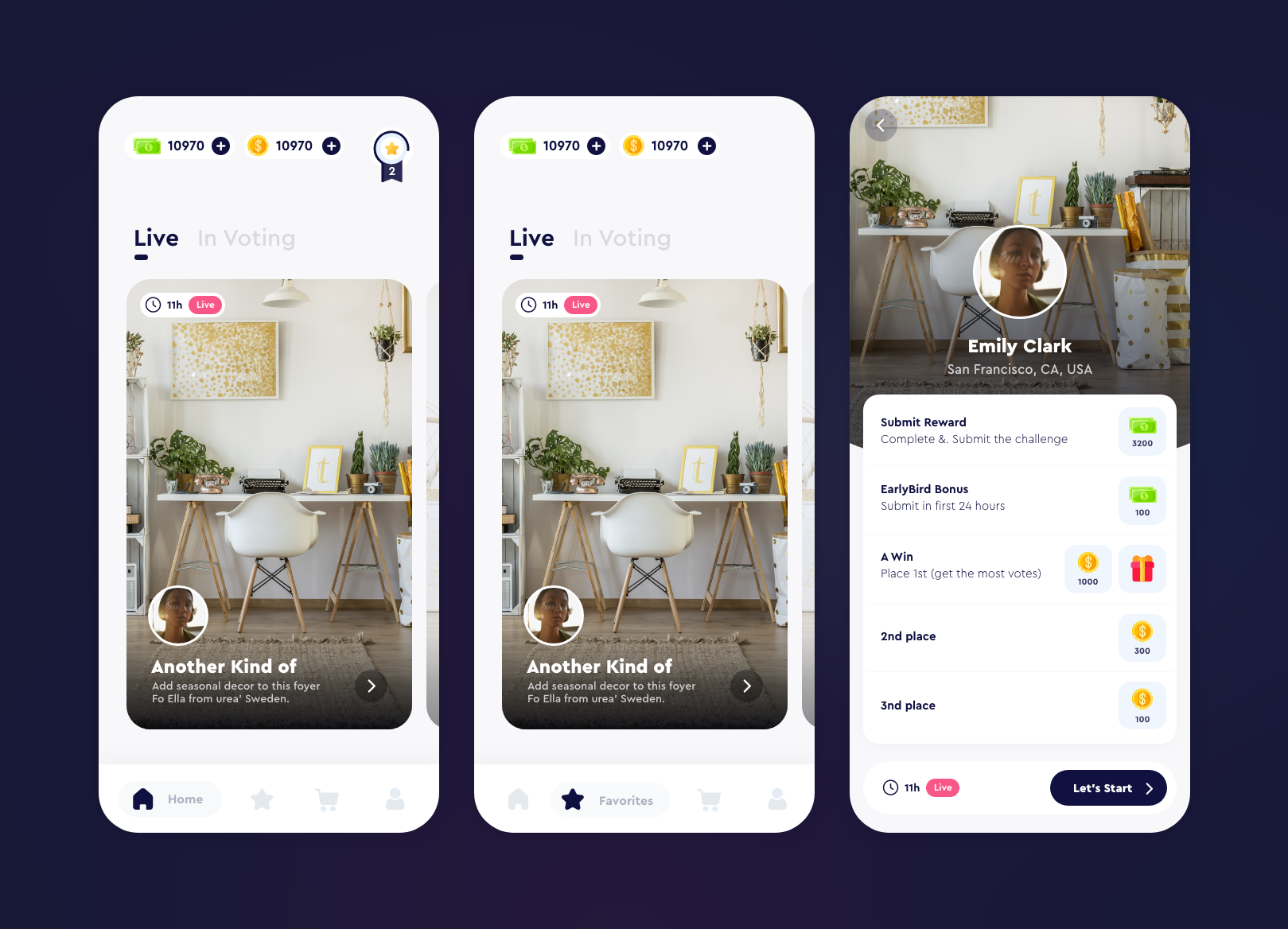 Decoration Apps Screens #1 by Mehmet Arısu on Dribbble