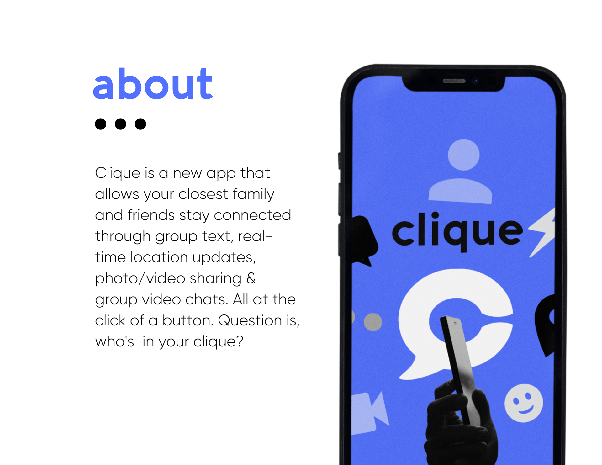 Clique App (Logo & Brand Identity) by Justin Harris on Dribbble