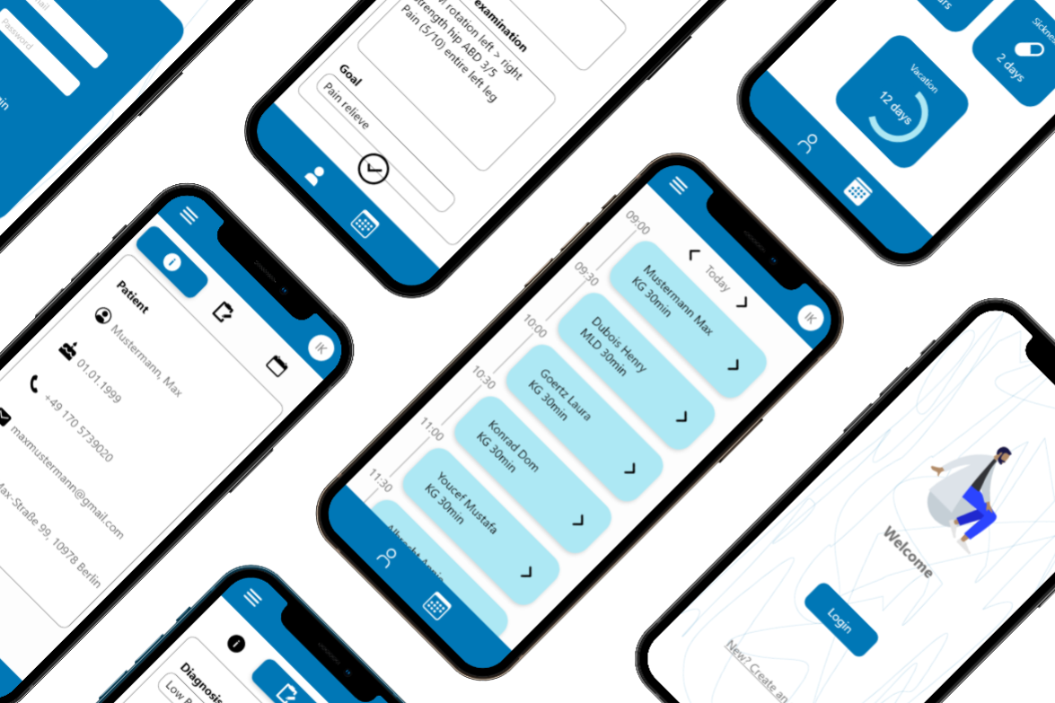 PhysioPro App design by Inès Kaschte on Dribbble