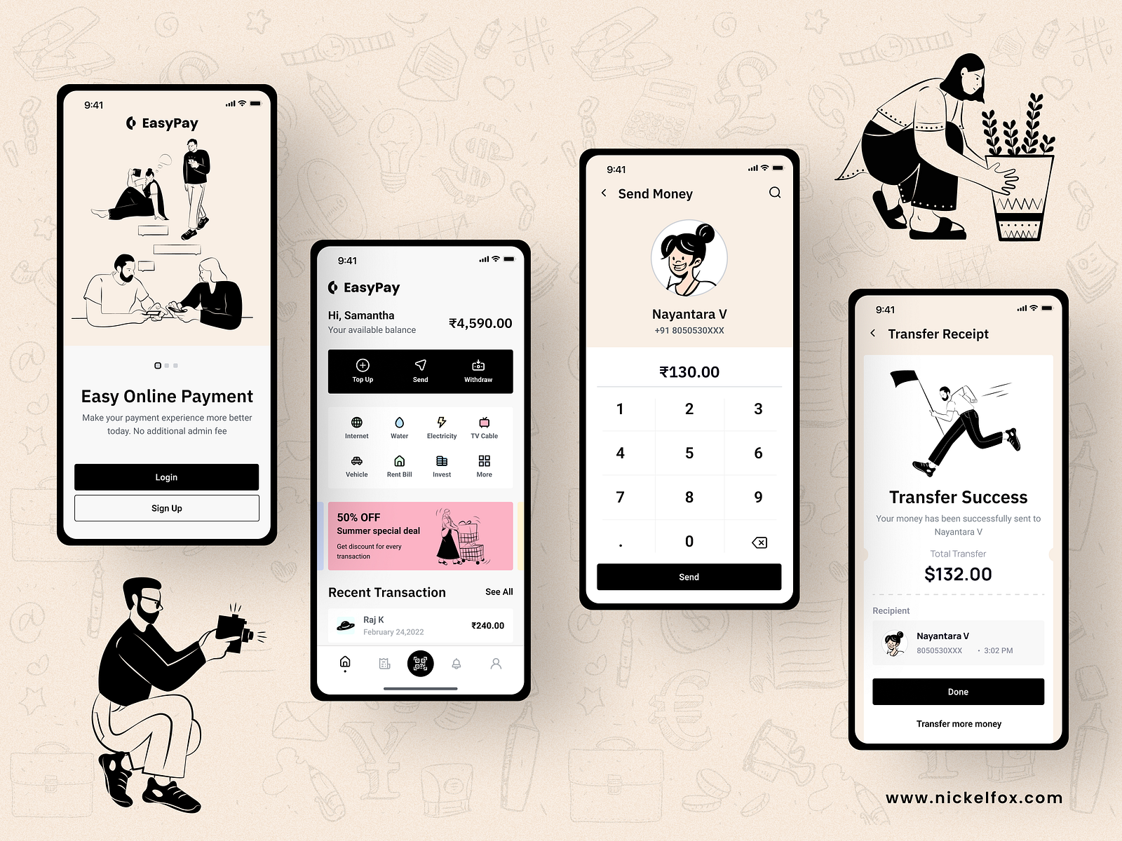 EasyPay: E-Wallet Digital Payment App by C Muthu Krishnan UI/UX ... EasyPay: E-Wallet Digital Payment App by C Muthu Krishnan UI/UX ...
