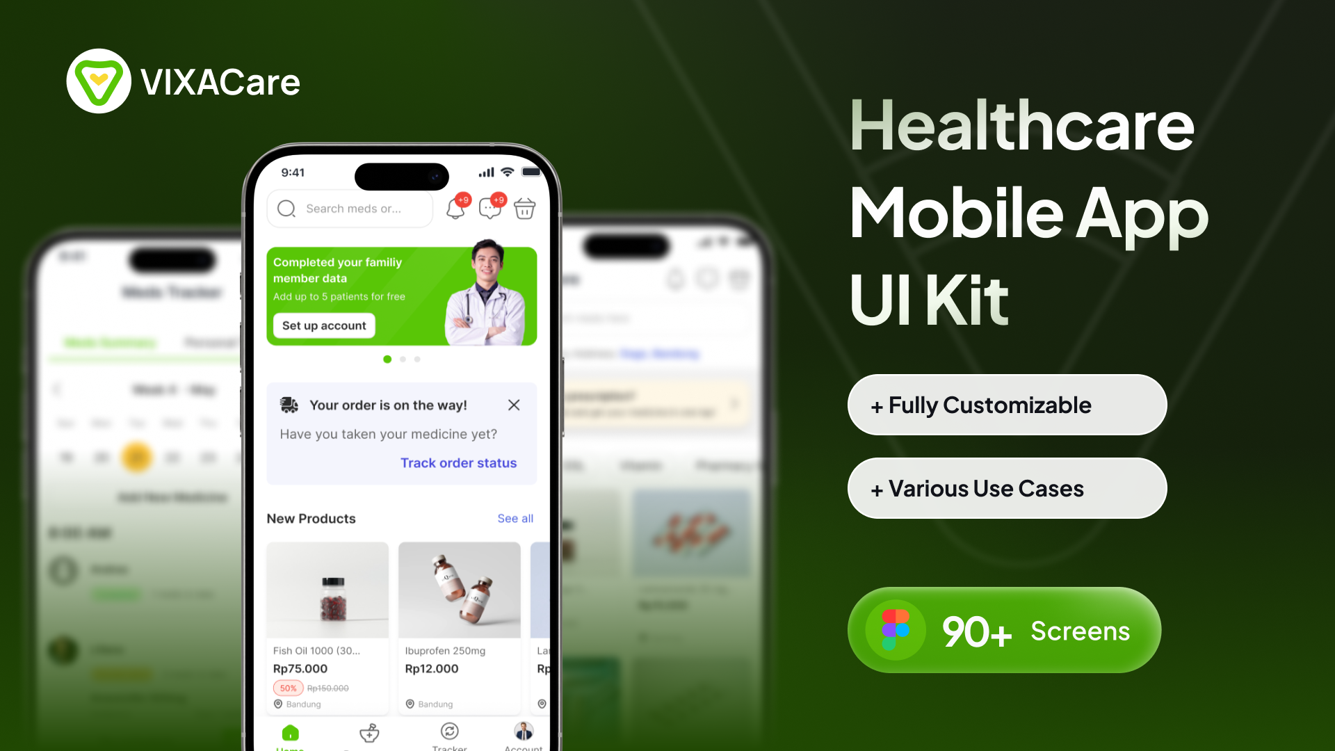 VIXA Care - Healthcare Mobile App UI Kit by Vixturistic Studio on Dribbble
