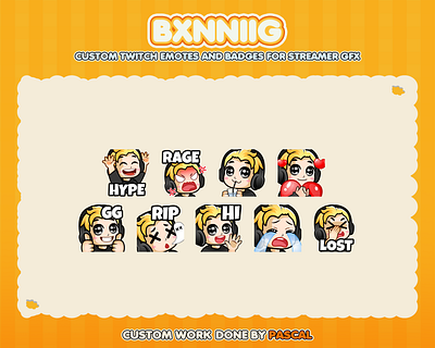 Chibi Guy Emotes designs, themes, templates and downloadable graphic ...