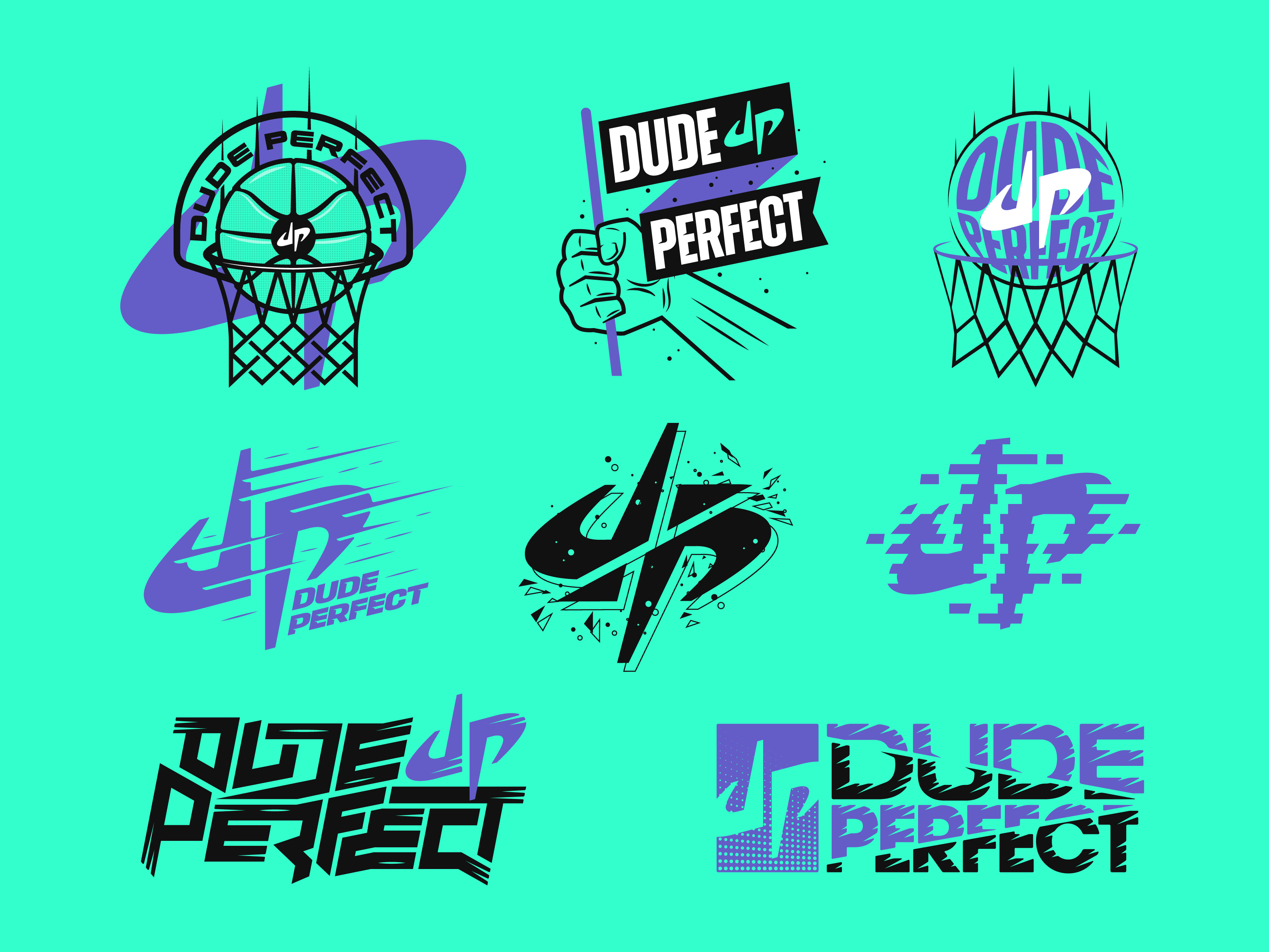 Dude Perfect Logo Dude Perfect | Our Graphic Designer COOKED On These