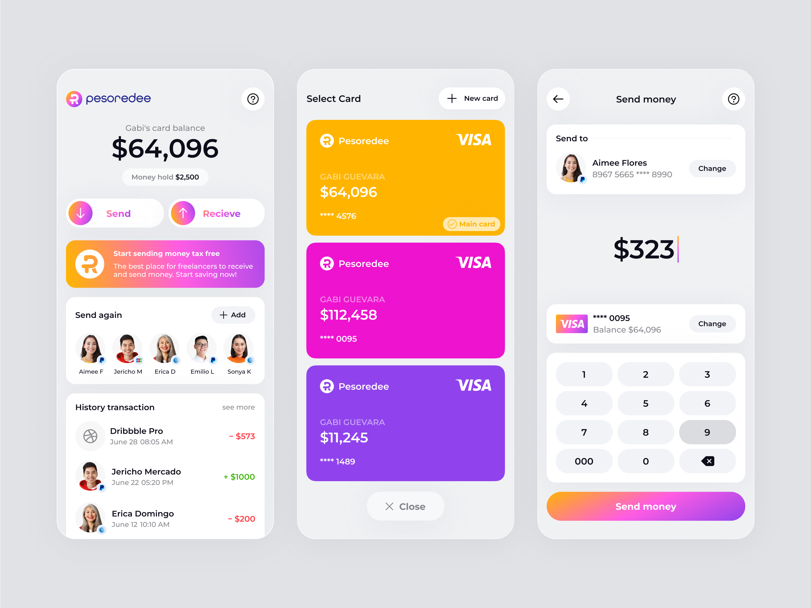 Microfinance platform, Interface | PesoRedee by Lepshey Agency on Dribbble