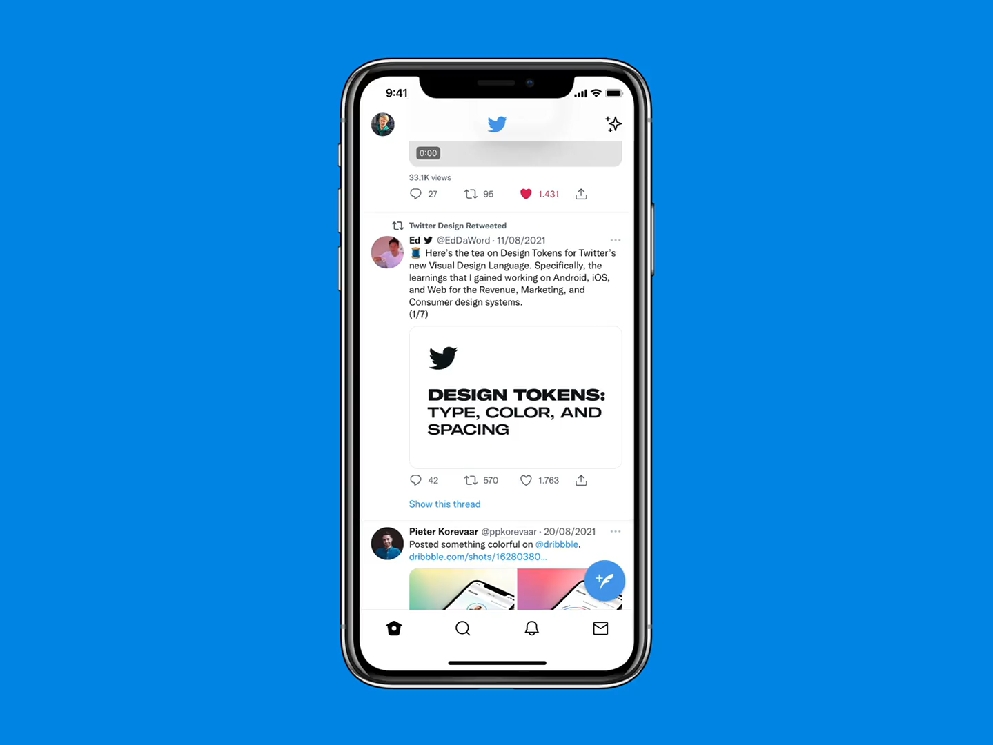 Twitter Scroll Back By Zeno Kapitein On Dribbble