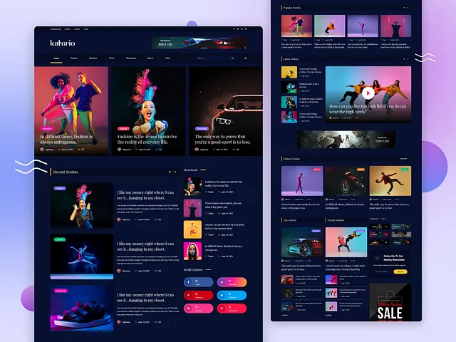 News UI designs, themes, templates and downloadable graphic elements on ...