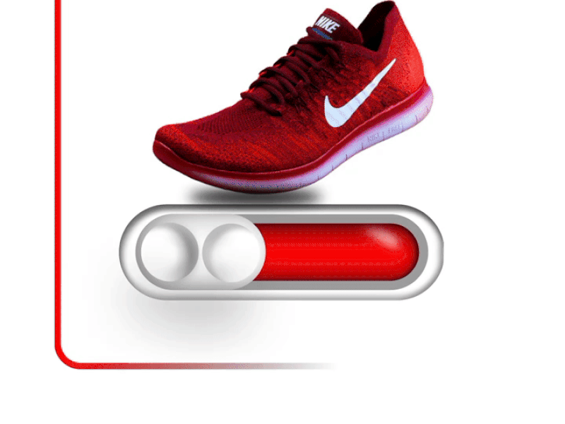 3D slider button with smart animation by Vivek Singh on Dribbble