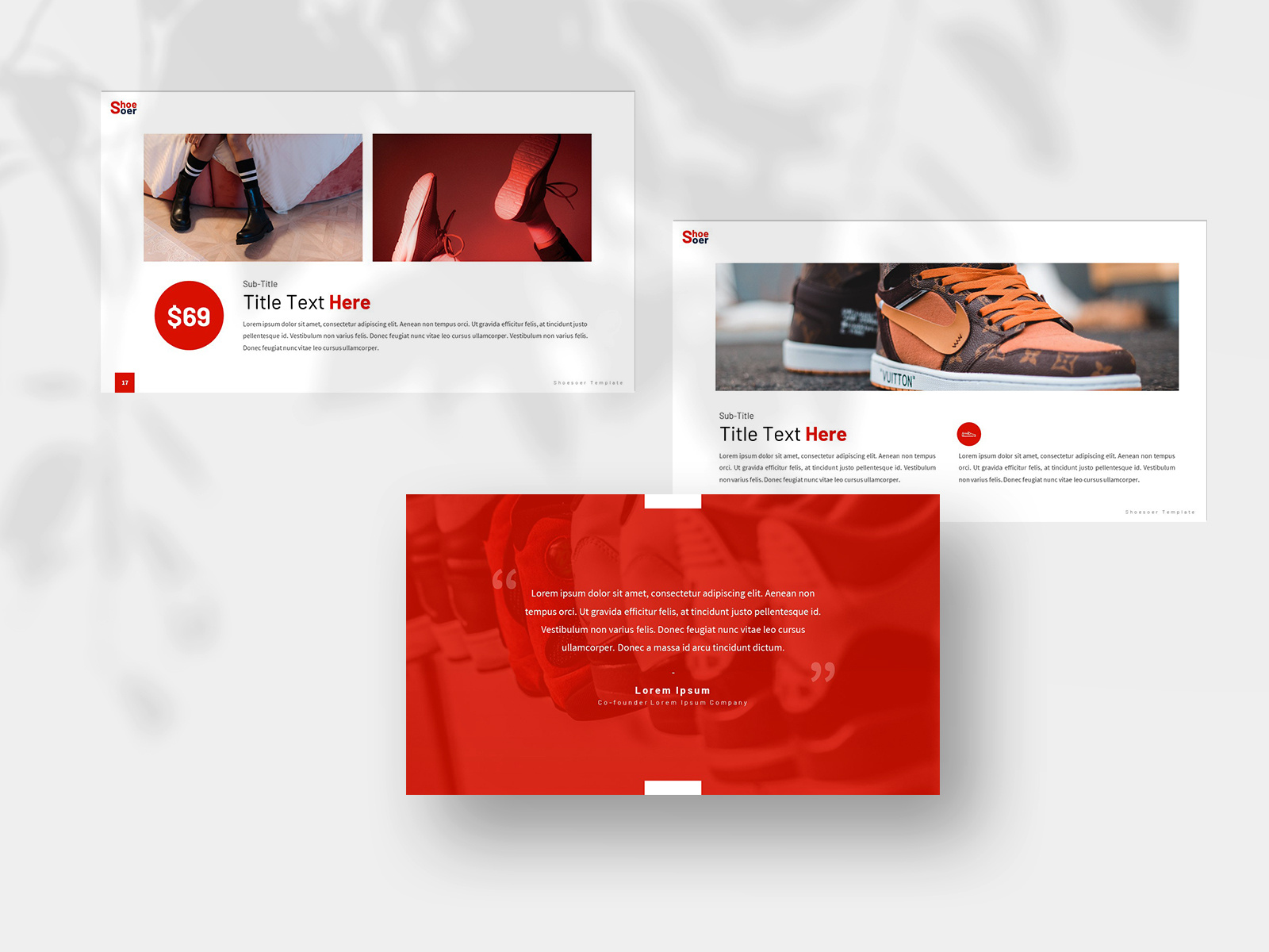 Shoesoer Footwear Presentation Template by Slidesignus on Dribbble