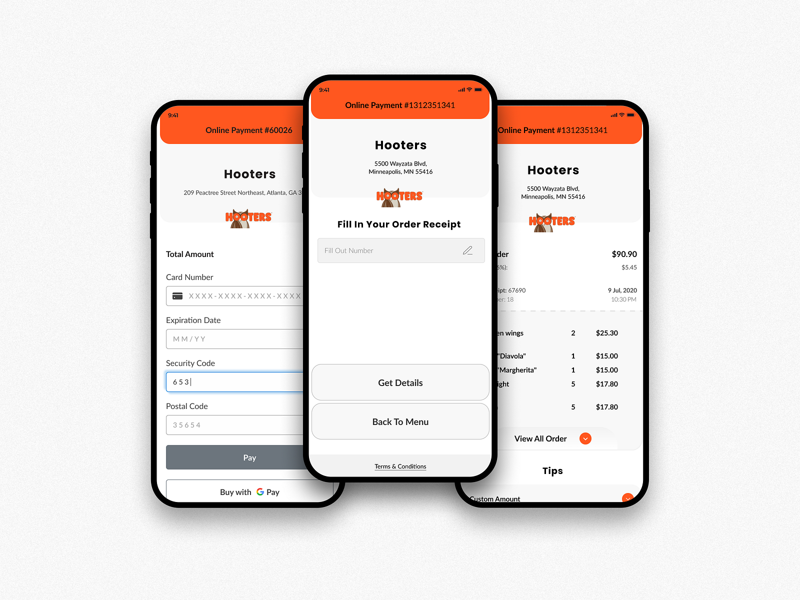 BB P@Y - Smart Menus - mobile menus for the restaurant by Design Key on ...