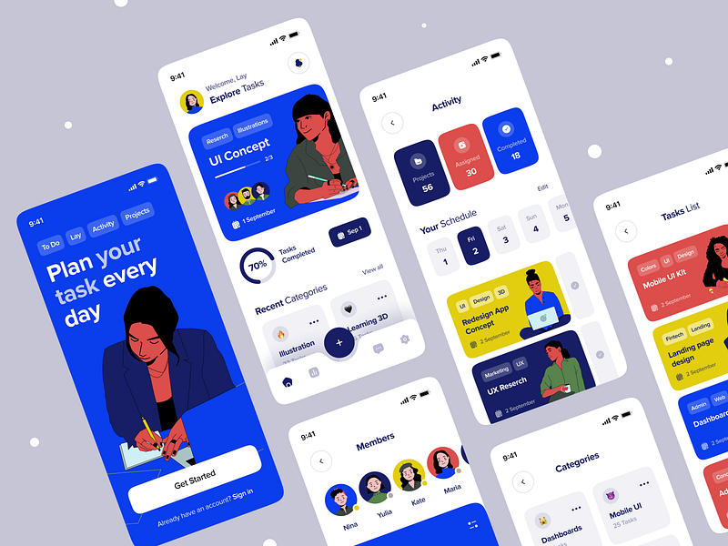 To Do App designs, themes, templates and downloadable graphic elements ...
