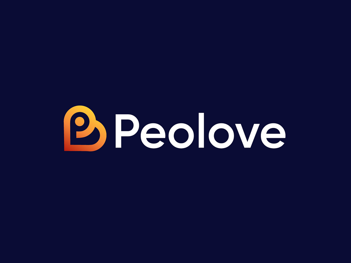 peolove logo by Razib Hossain on Dribbble
