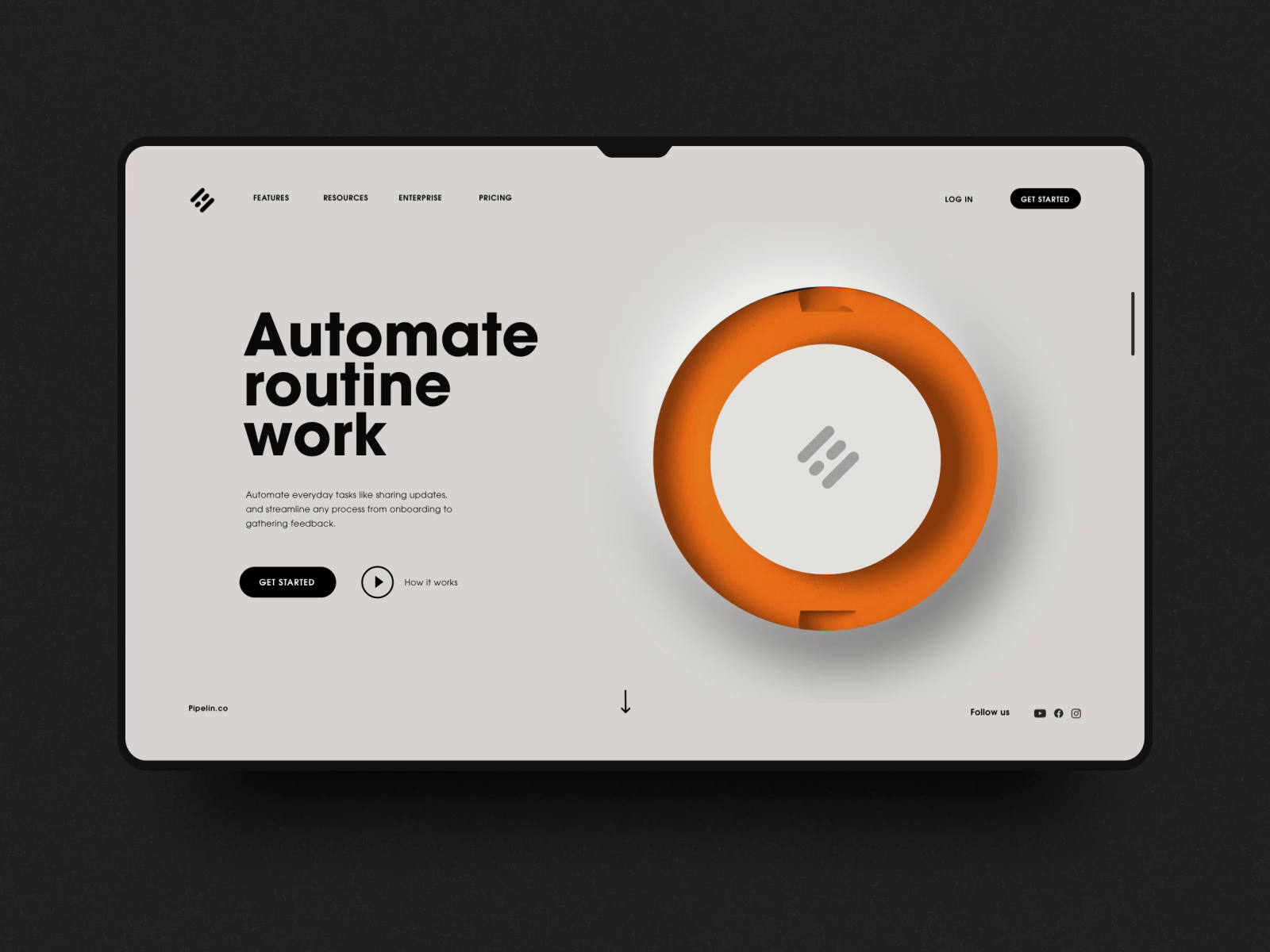 Landing Page with 3D animated illustration - Light version by Minh Pham ...