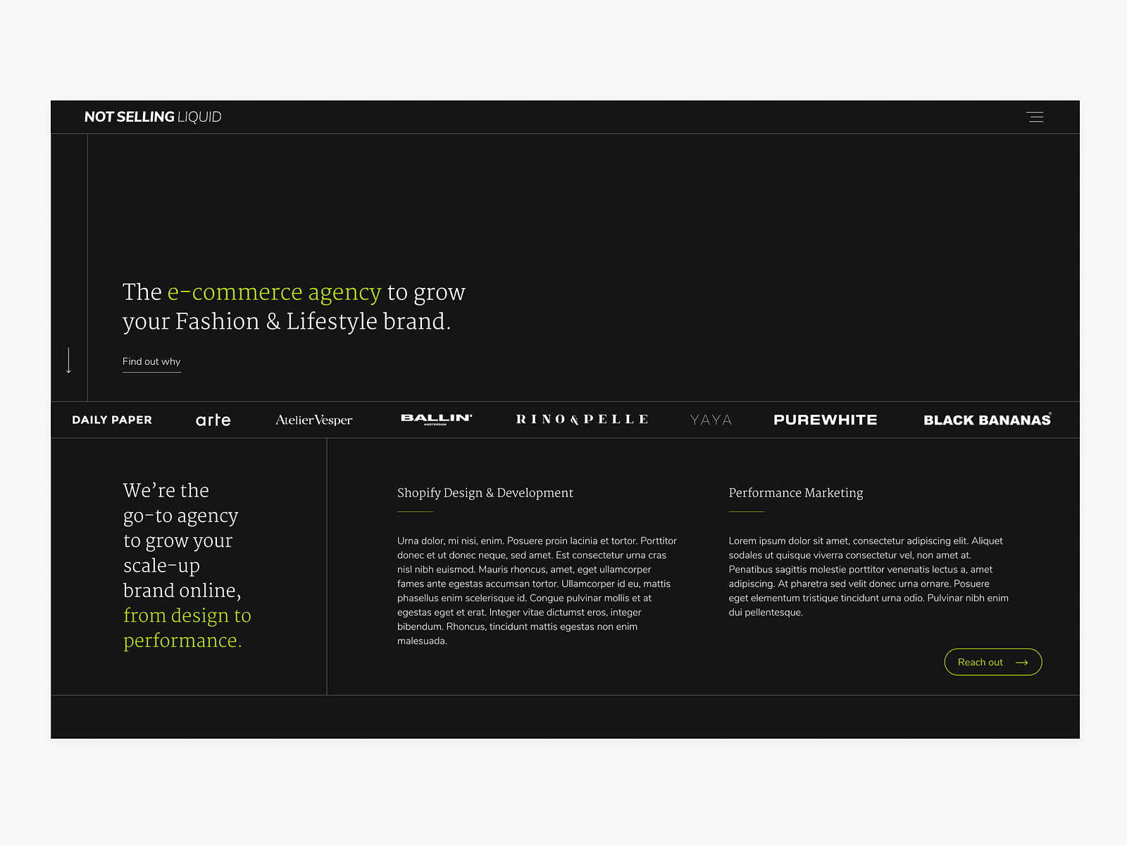 Not Selling Liquid - Design Agency - Blog Page - 1/8 by Milan Donsu on ...