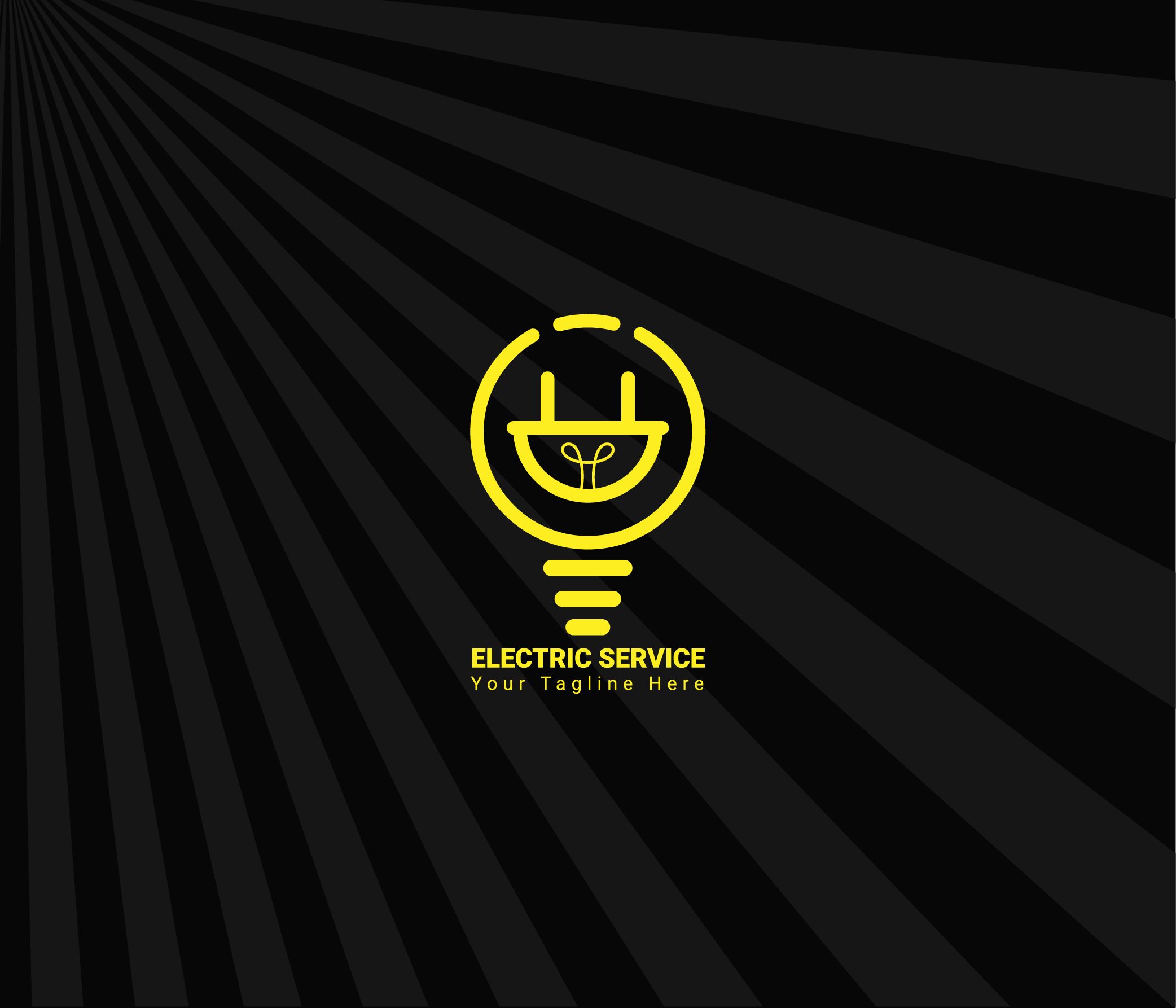 ELECTRIC SERVICE LOGO DESIGN by Designer TG on Dribbble