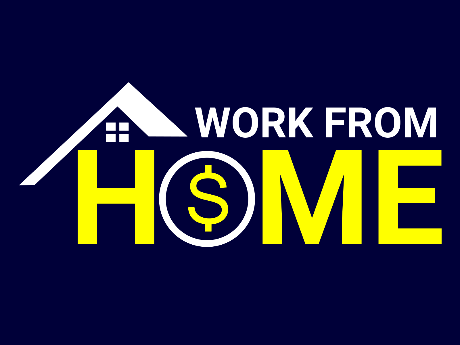 Work From Home Logo by Nurungid on Dribbble