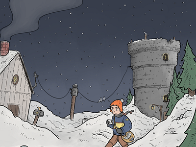 Winter Loading Screen by Jonathen Herrmann on Dribbble