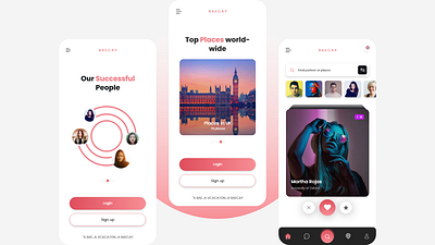 Dating UI UX Mobile App designs, themes, templates and downloadable ...