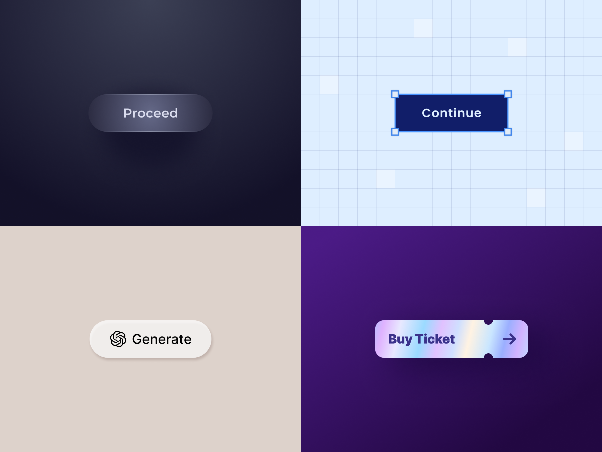 UI Buttons by Ekta Bhoraniya on Dribbble