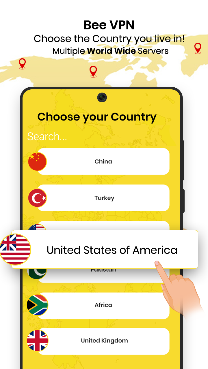 Bee VPN UI by Aimen Zafar on Dribbble