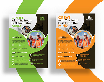 Construction Flyer Design designs, themes, templates and downloadable ...